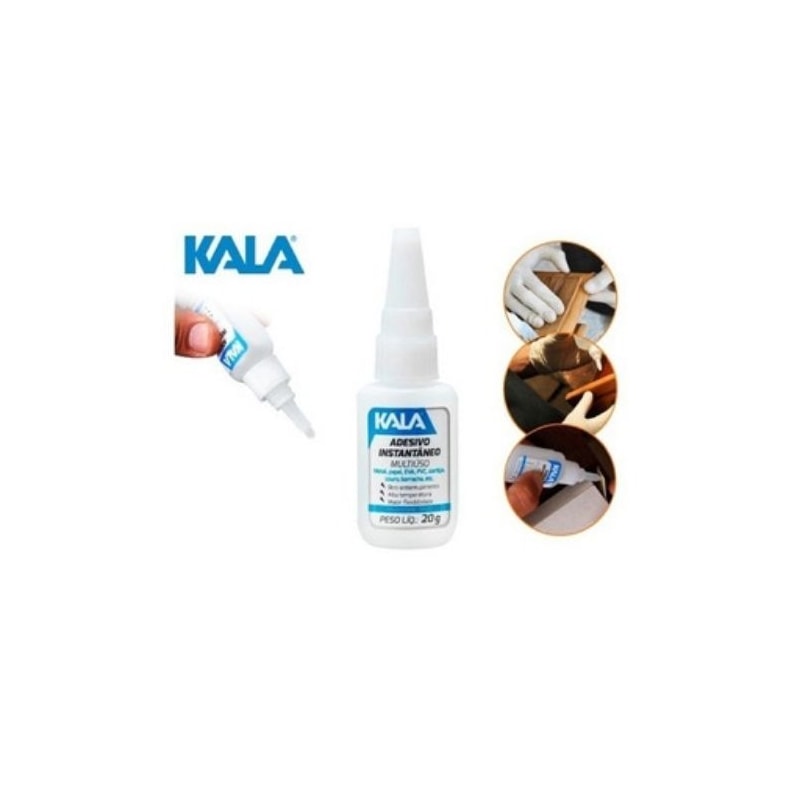 Adesivo Instantâneo Multiuso 20g - KALA | Compensa Mais