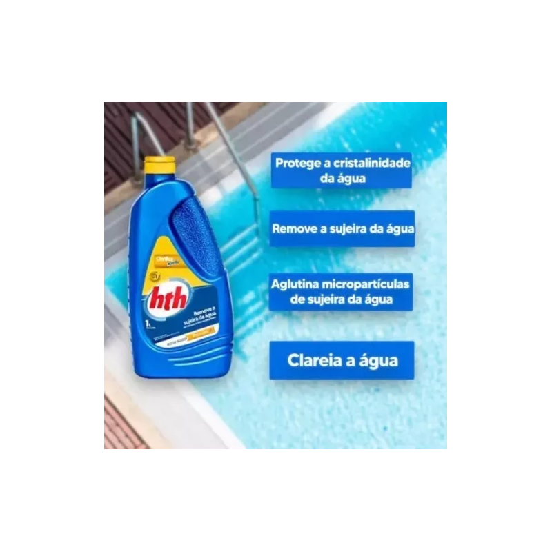 Clarificante MaxFloc 1 litro - HTH | Compensa Mais