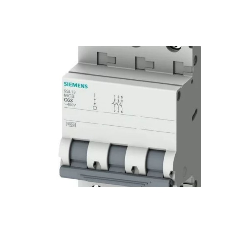 Disjuntor Tripolar 70A DIN Curva C - Siemens | Compensa Mais