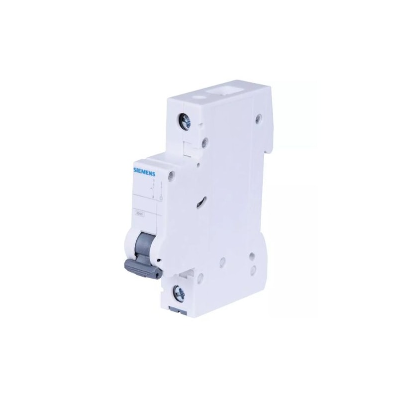 Disjuntor unipolar Din Curva C 16A - Siemens | Compensa Mais