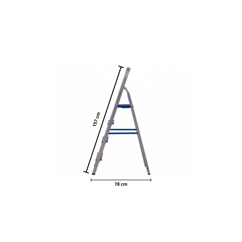Escada de Alumínio com 4 Degraus - ALUMASA | Compensa Mais