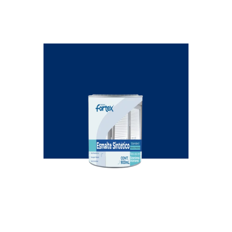 Esmalte Sintético Fortmax Azul Del Rey 900ml - Fortex | Compensa Mais