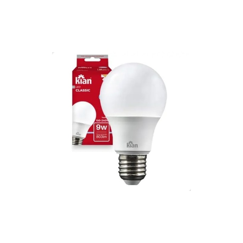 Lâmpada de Led 9w 803LM 3000k - KIAN | Compensa Mais