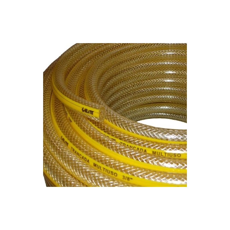 Mangueira Multiuso Traçada 3/8 Reforçada - PLASTMAN | Compensa Mais