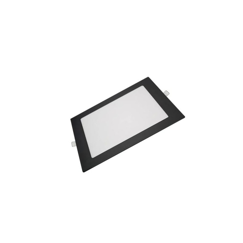 Painel de Led para Embutir Quadrado 18w 6500k Preto - DILUX | Compensa Mais
