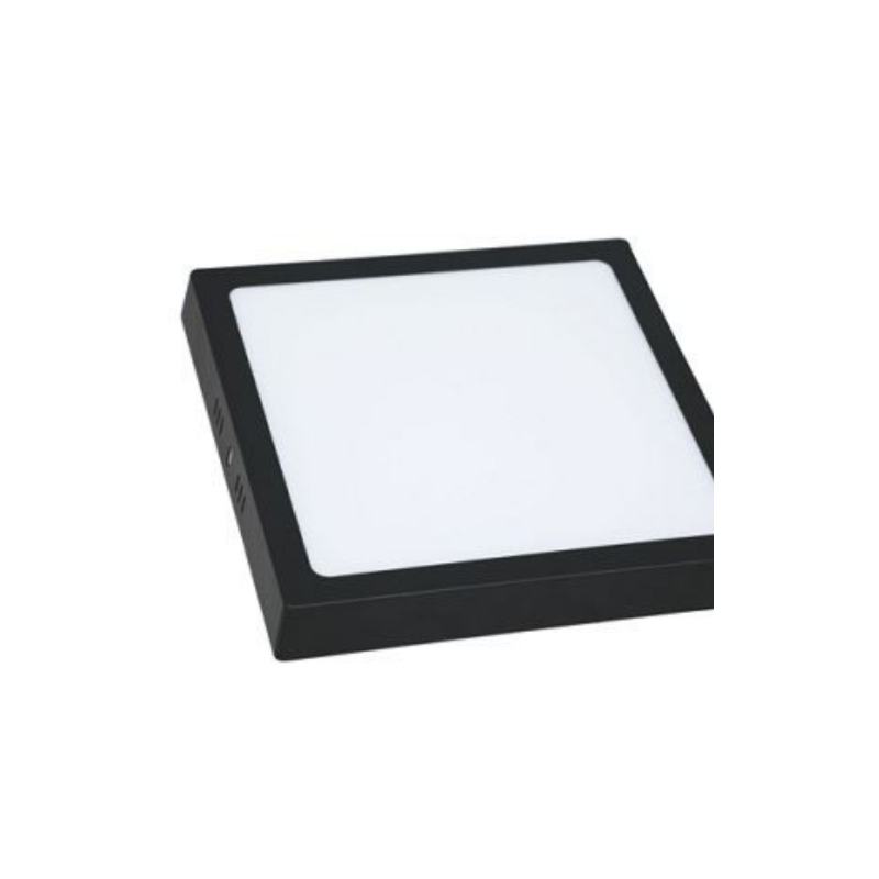 Painel de Led para Sobrepor Quadrado 18w 6500k Preto - Dilux | Compensa Mais