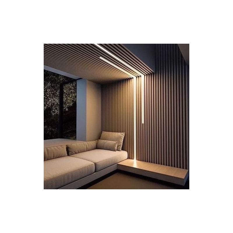 Perfil de Led para Sobrepor em Alumínio Branco 2m - LEDNOR | Compensa Mais