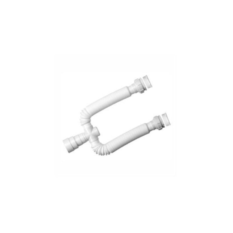 Sifão Sanfonado de Plástico Universal Branco Dn38 / 50mm - Duda ...