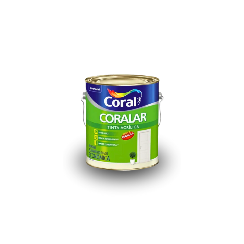 Tinta Acrílica Coralar Pêssego 3,6L - Coral | Compensa Mais