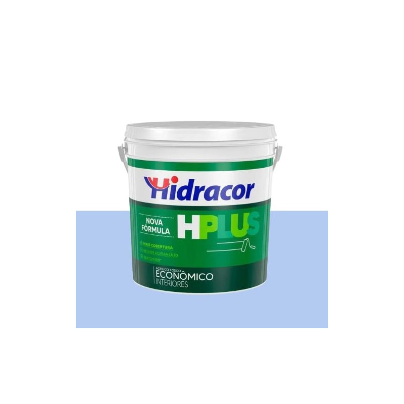 Tinta Acrílica Hplus Azul Pavão 3,6L - HIDRACOR | Compensa Mais