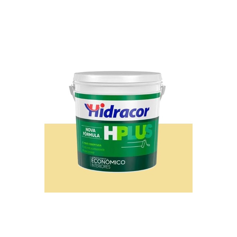 Tinta Acrílica Hplus Palha Fosco 3,6L - Hidracor | Compensa Mais