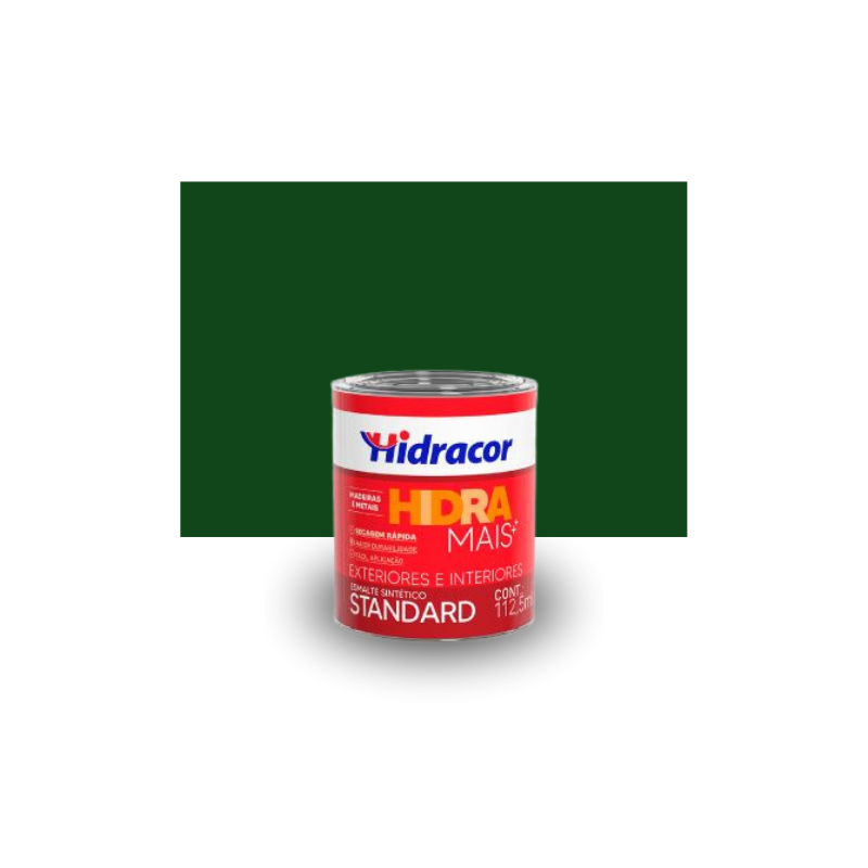 Tinta Esmalte Sintético Hidramais Brilhante Verde Folha 112,5ml ...