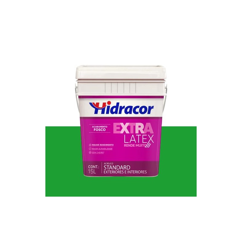 Tinta Extralatex Verde Campo 15L - Hidracor | Compensa Mais